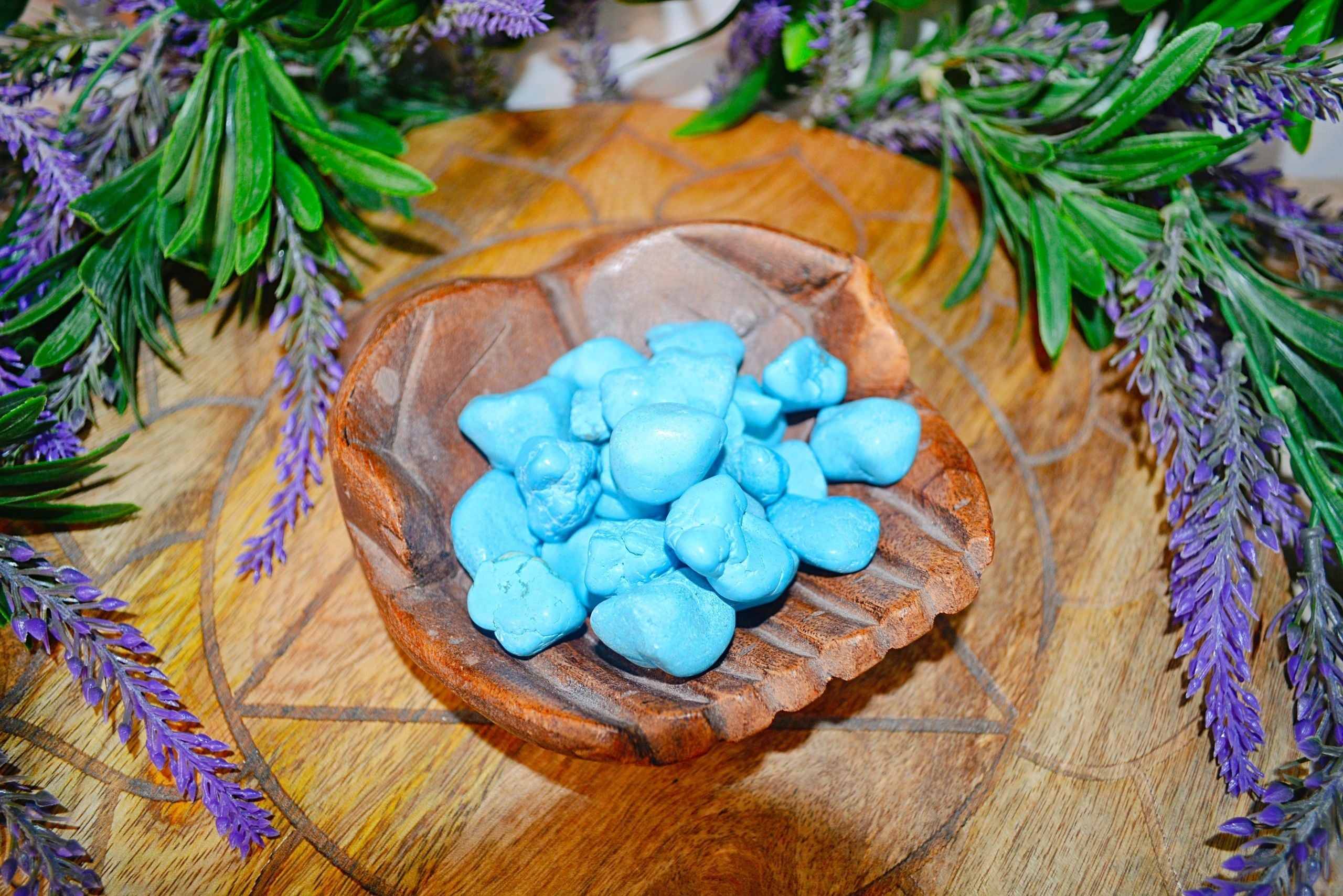 Magnesite Blue Tumble Small – Natural Witch
